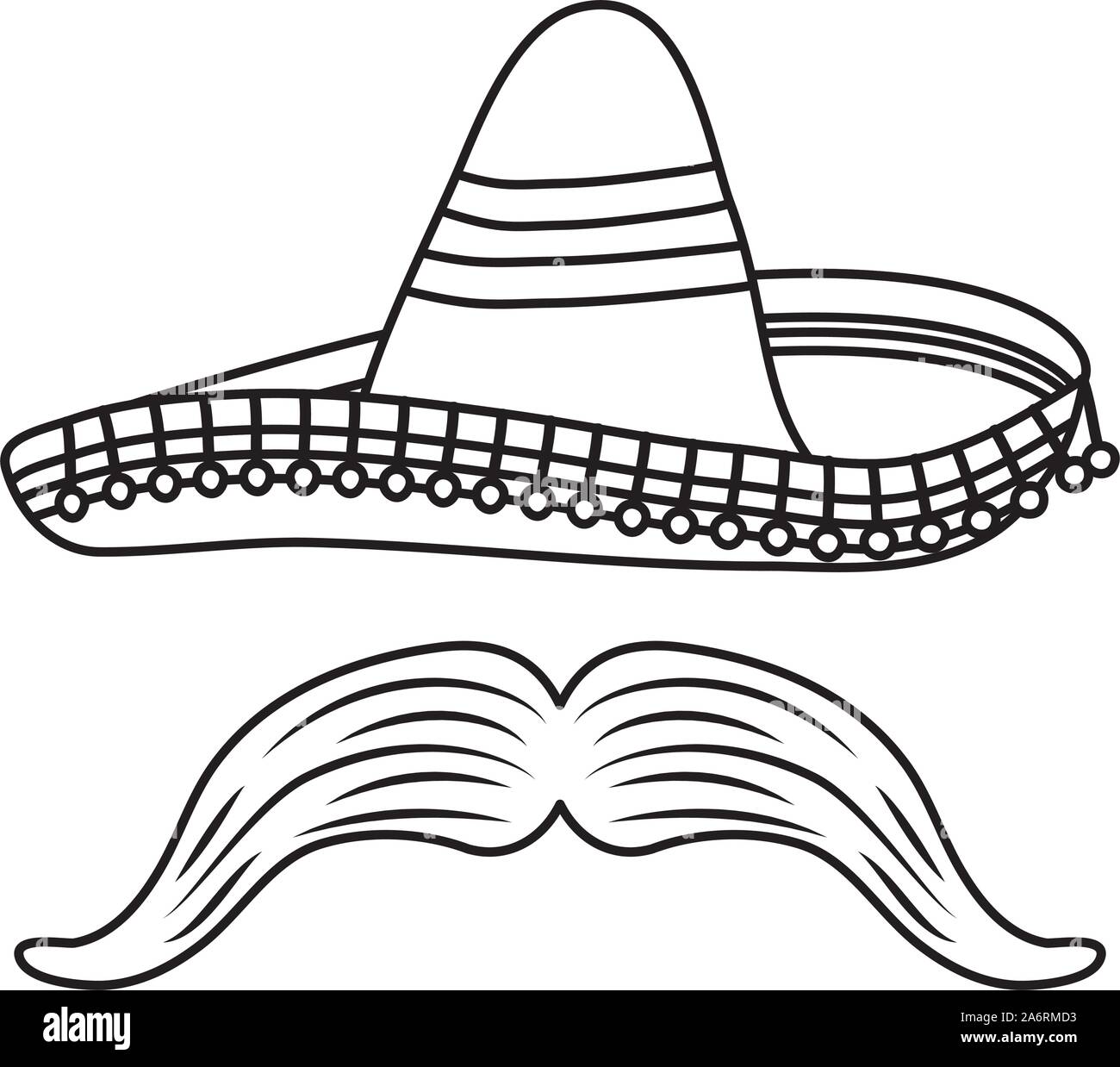 Macho mustache accessory Black and White Stock Photos & Images - Alamy