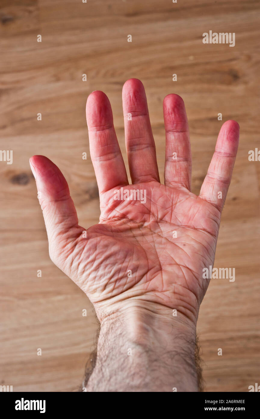 male open hand Stock Photo - Alamy
