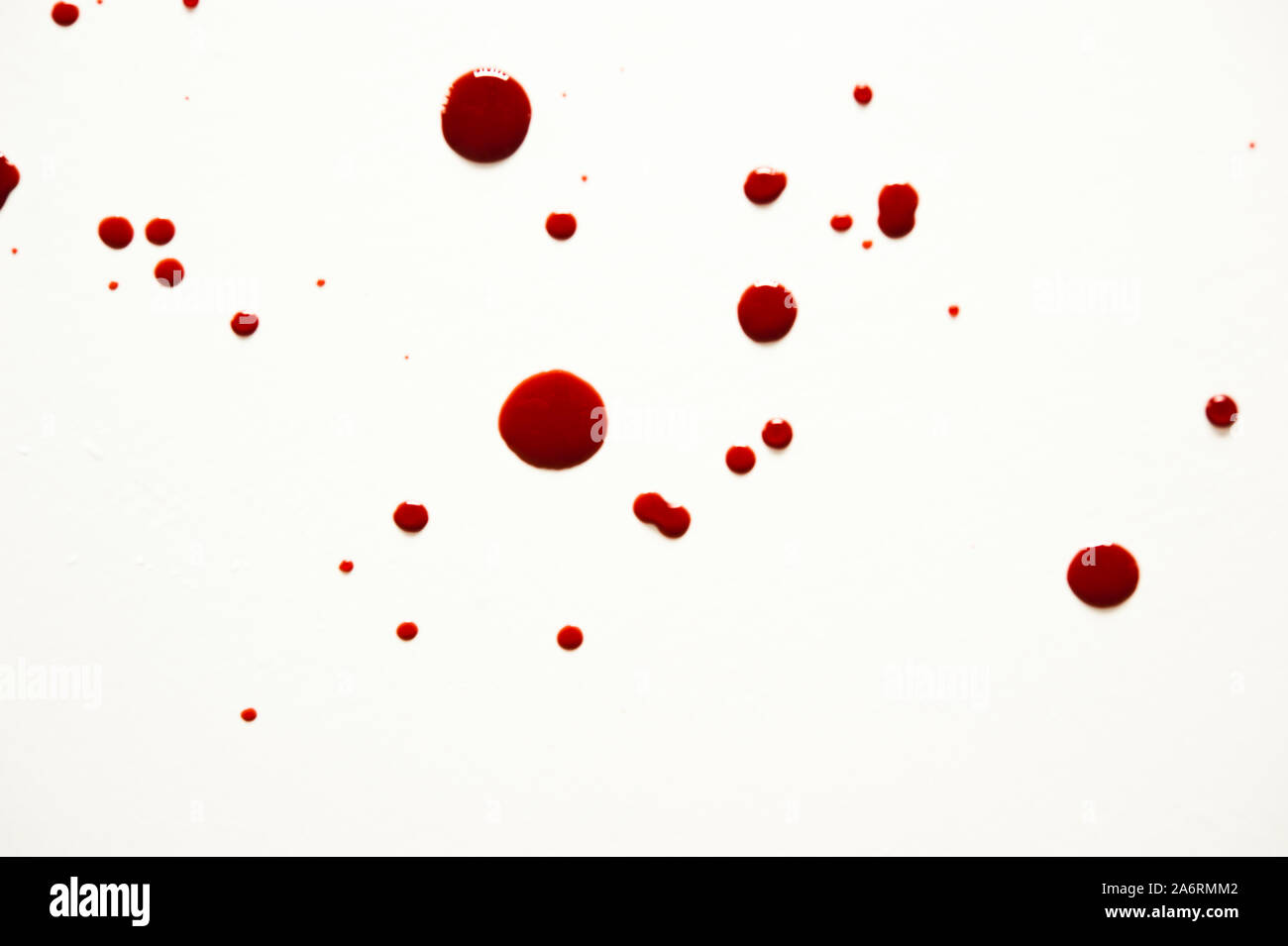 blood drops isolated Stock Photo - Alamy