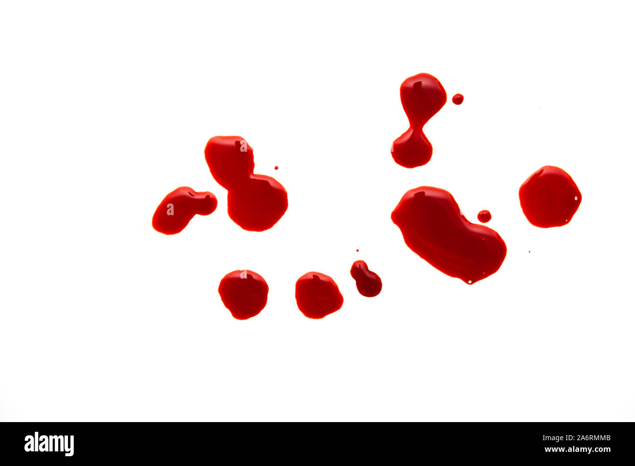 blood drops isolated Stock Photo - Alamy
