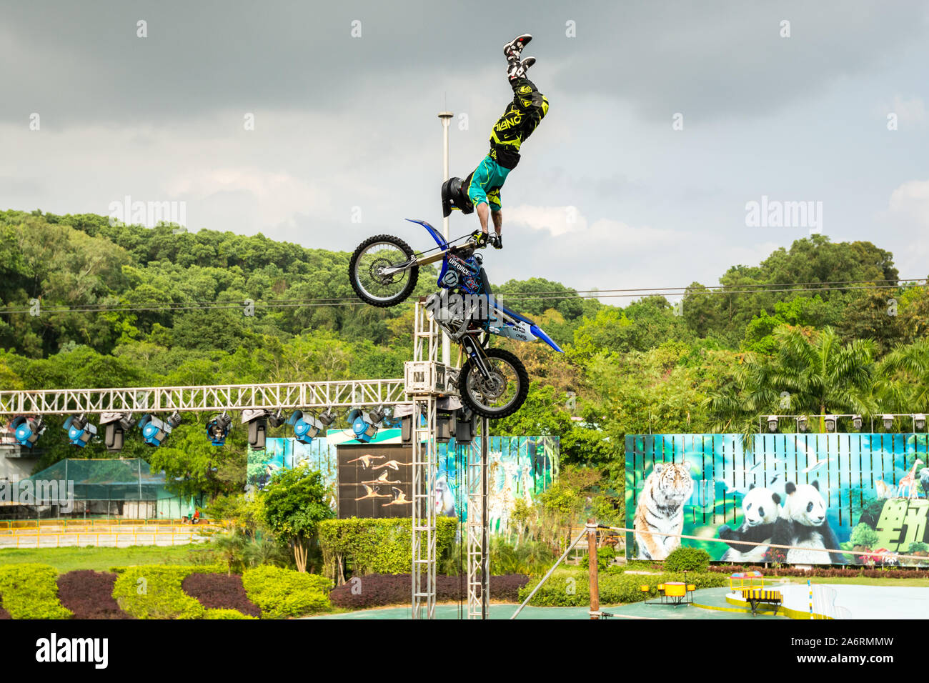 Action motorcycle motocross speed stunts hi-res stock photography and ...