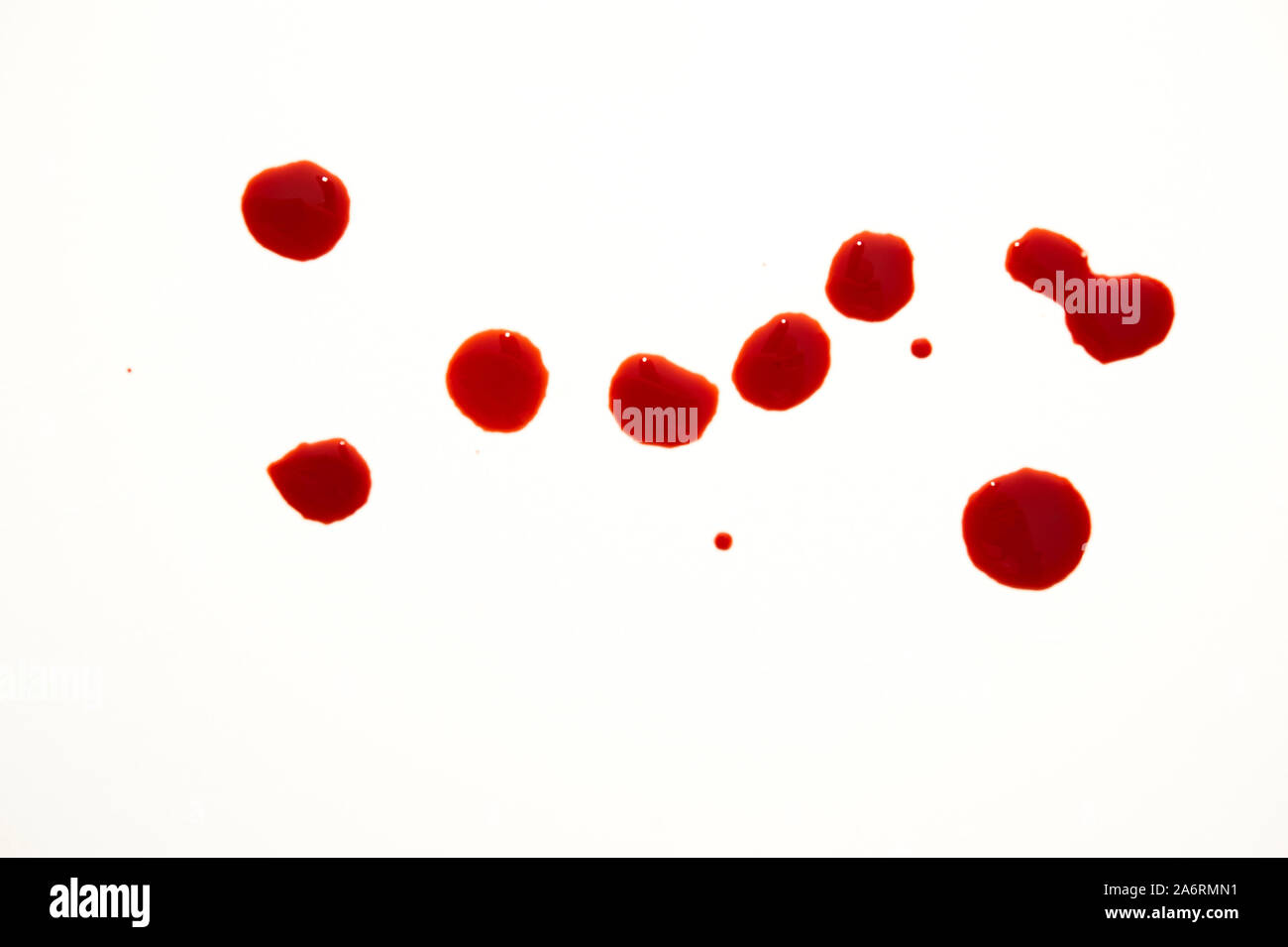 blood drops isolated Stock Photo - Alamy