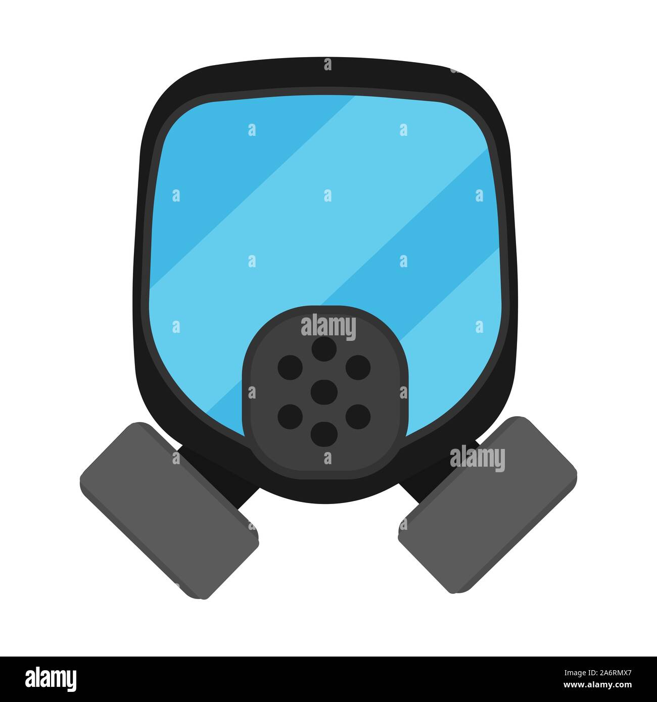 Gas mask vector chemical danger military respirator protextion. Toxic ...