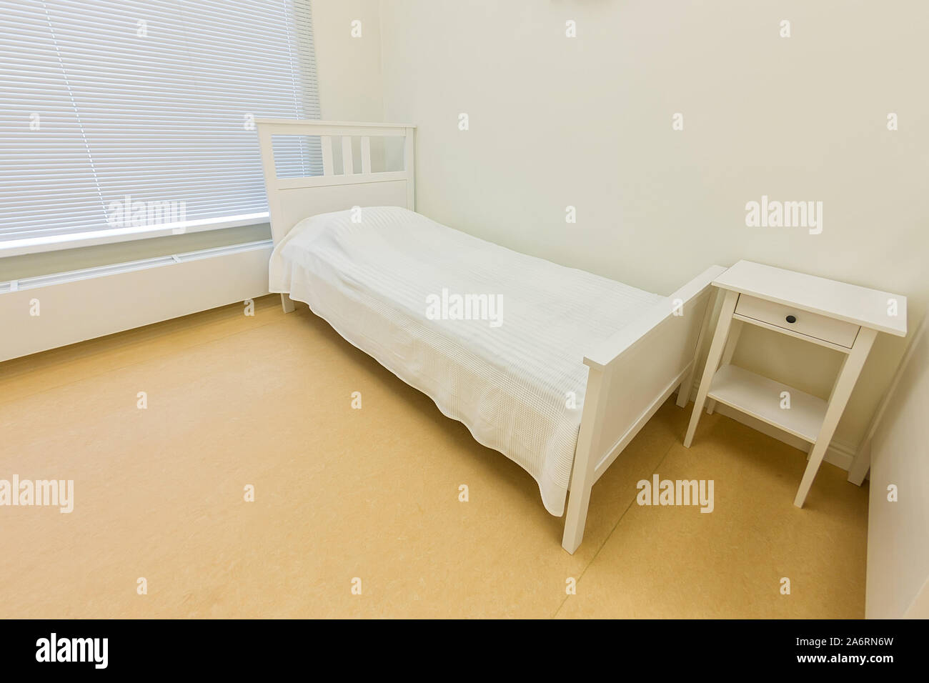 Clinic patient ward or ICU intensive care unit medical empty bed room ...