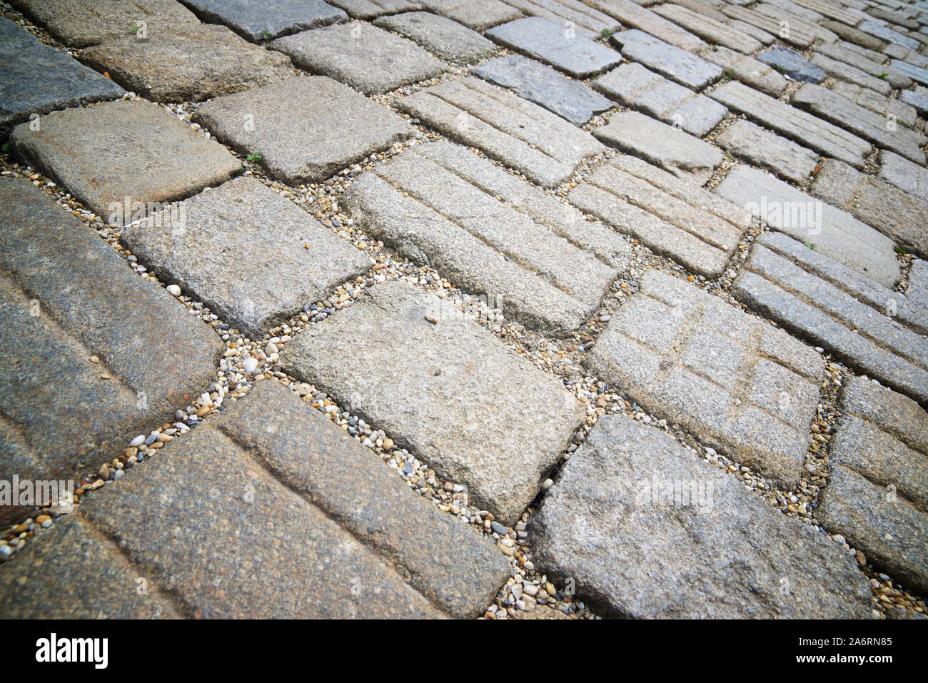 Floor of a street with stone tiles Stock Photo - Alamy