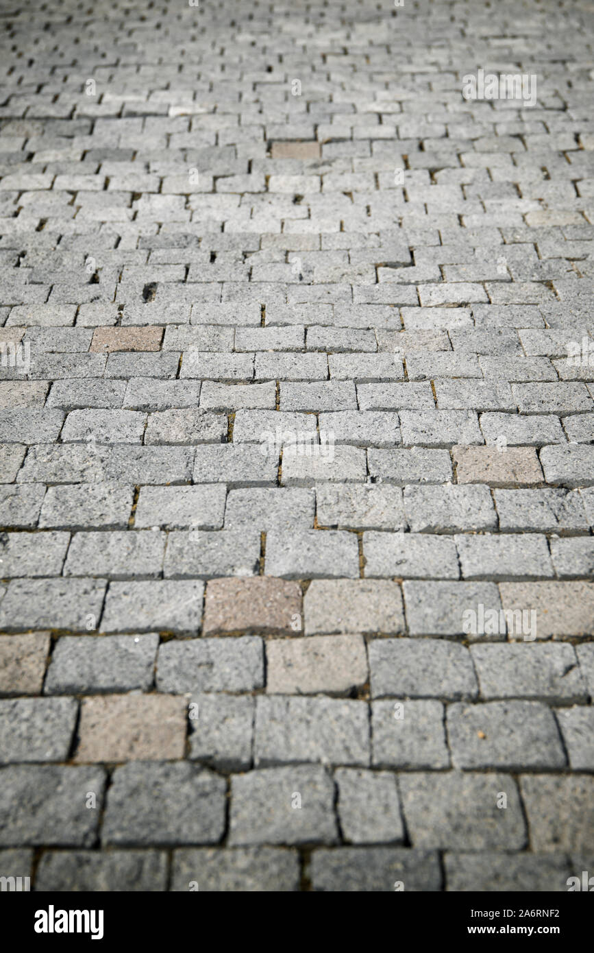 Floor of a street with stone tiles Stock Photo - Alamy