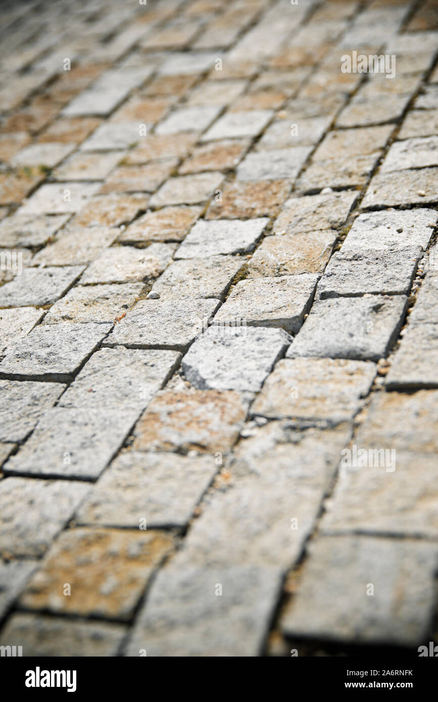 Floor of a street with stone tiles Stock Photo - Alamy