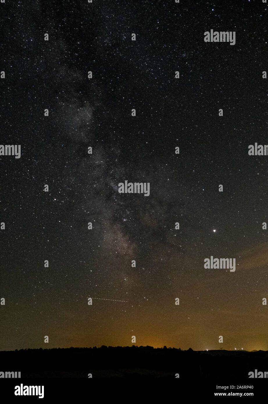 milky way photograph on a summer night. a clear sky full of stars Stock ...