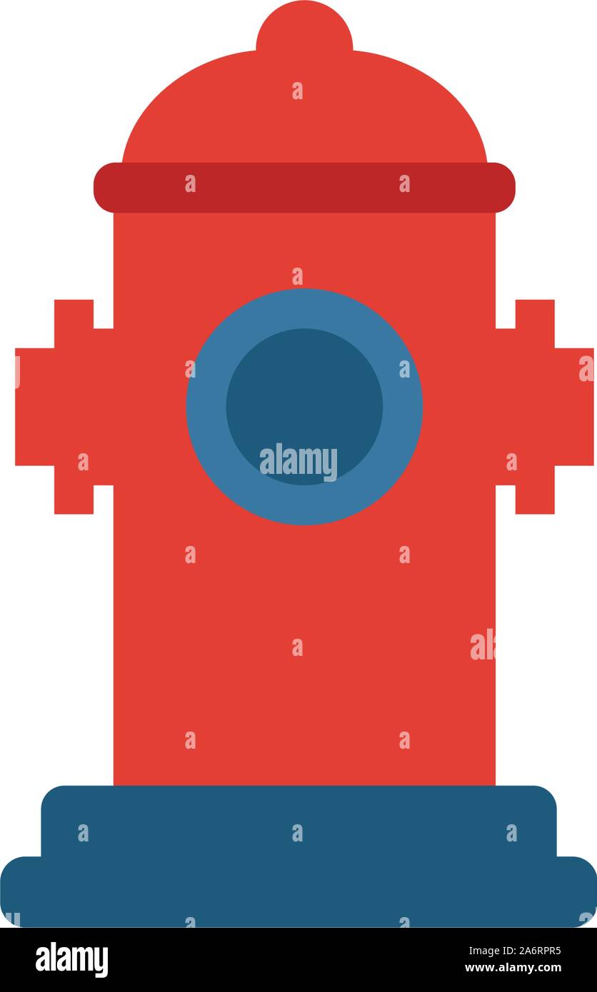 Fire Hydrant icon. Simple flat element from fire safety collection ...