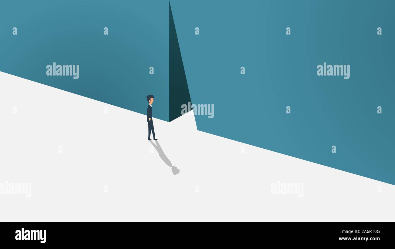 Career opportunity beginning leaving key business concept vector ...