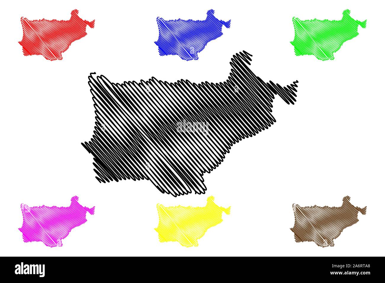 Akkar Governorate (Lebanese Republic, Governorates of Lebanon) map ...