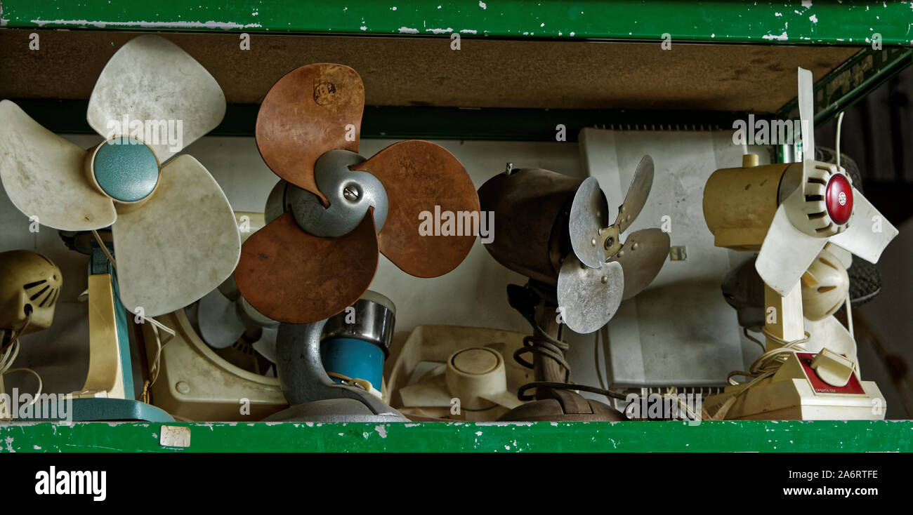 Old fans images hi-res stock photography and images - Alamy