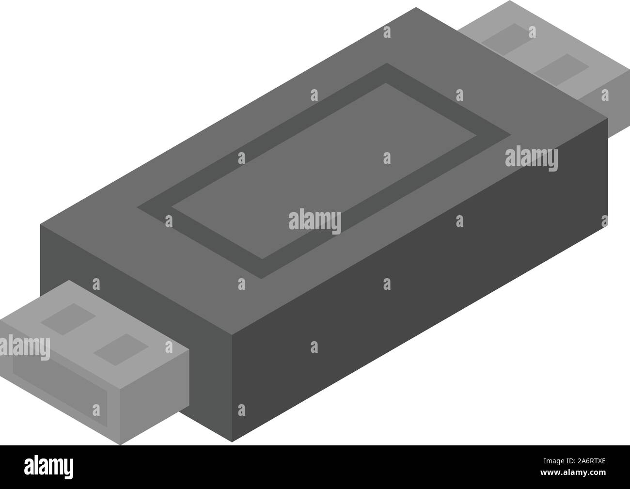 Usb socket adapter icon, isometric style Stock Vector Image & Art - Alamy