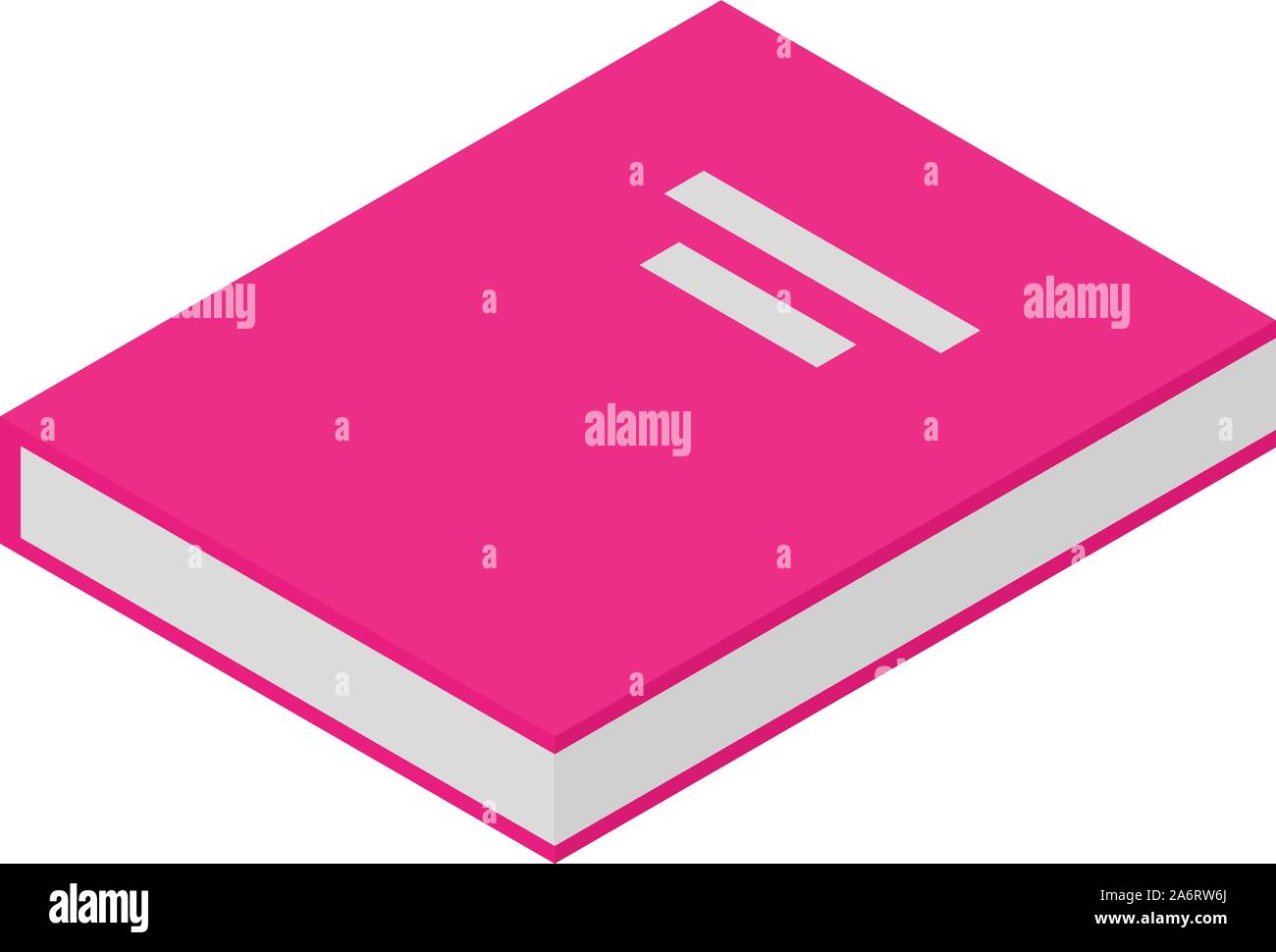 Pink color book icon, isometric style Stock Vector Image & Art - Alamy