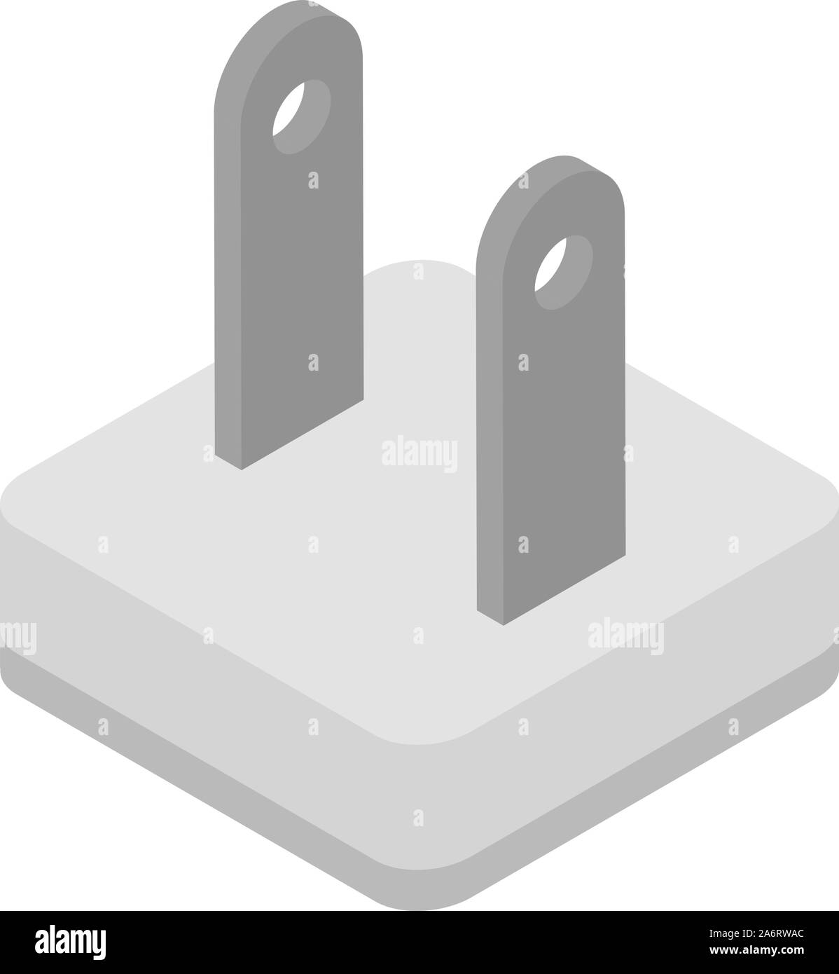 Travel power plug icon, isometric style Stock Vector Image & Art - Alamy