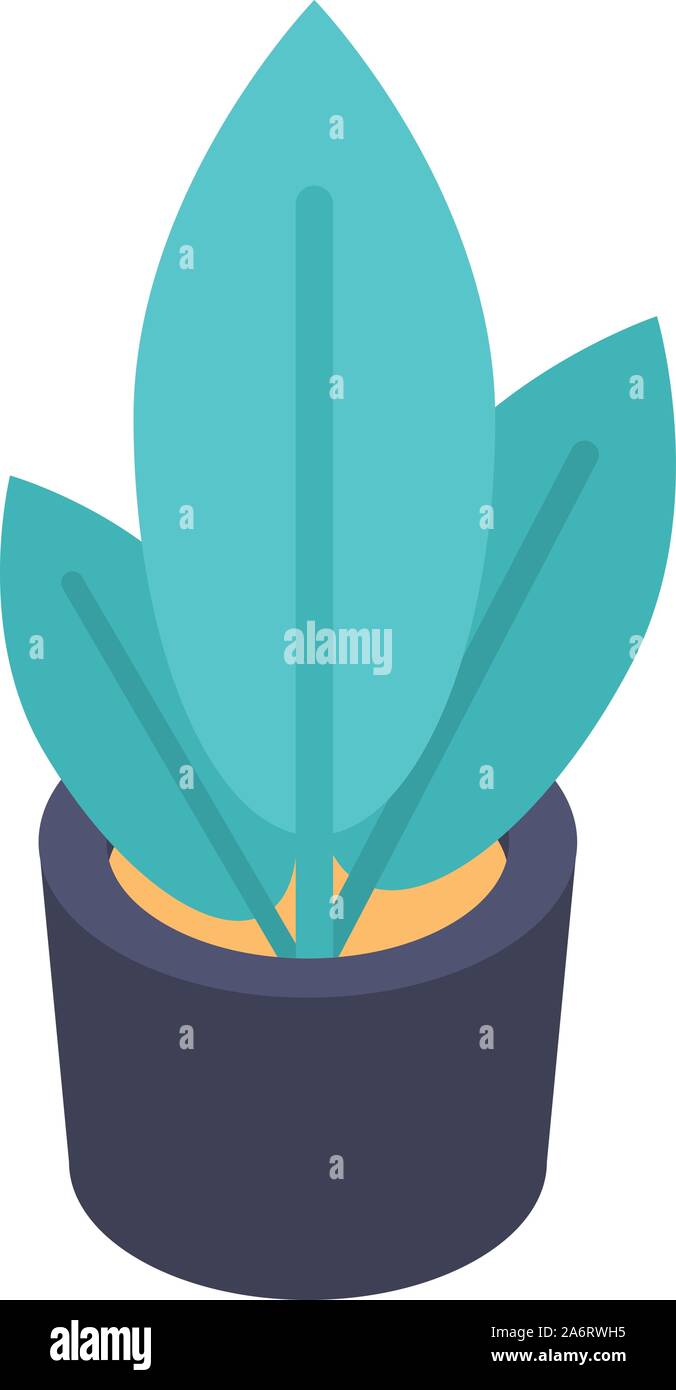 Plant pot icon, isometric style Stock Vector Image & Art - Alamy
