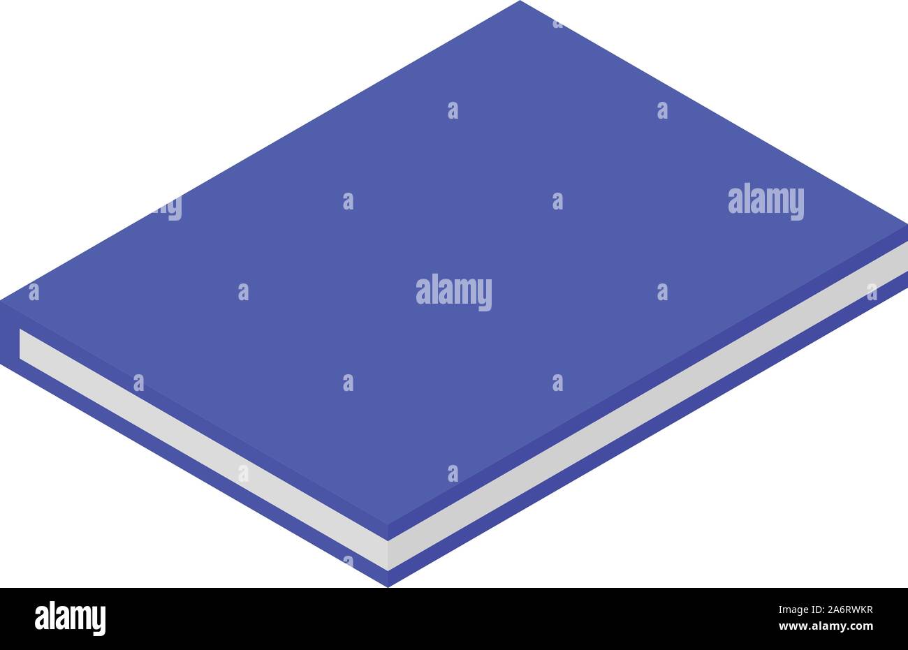 Blue book icon, isometric style Stock Vector Image & Art - Alamy