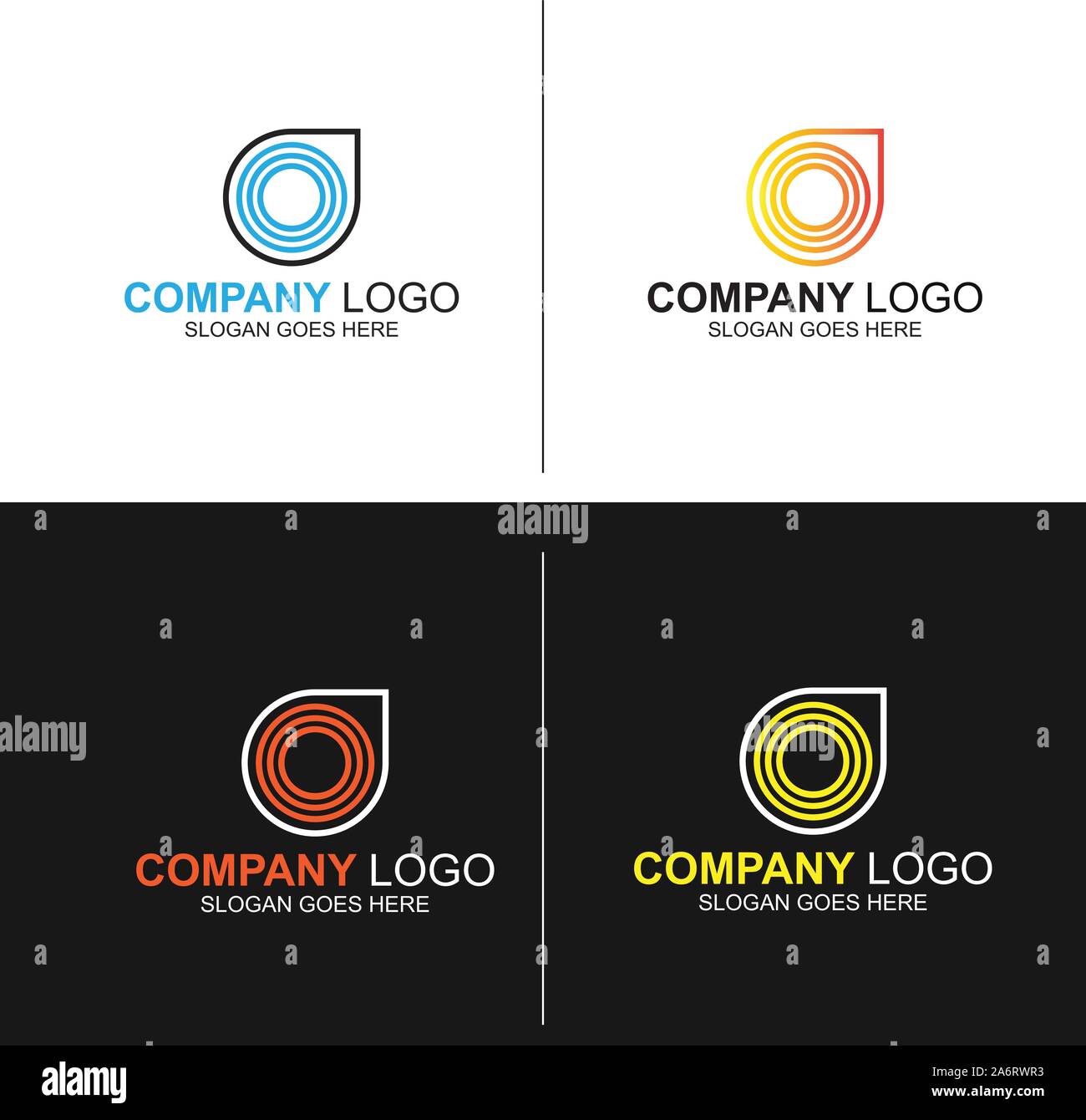 Logo template design Stock Vector Image & Art - Alamy