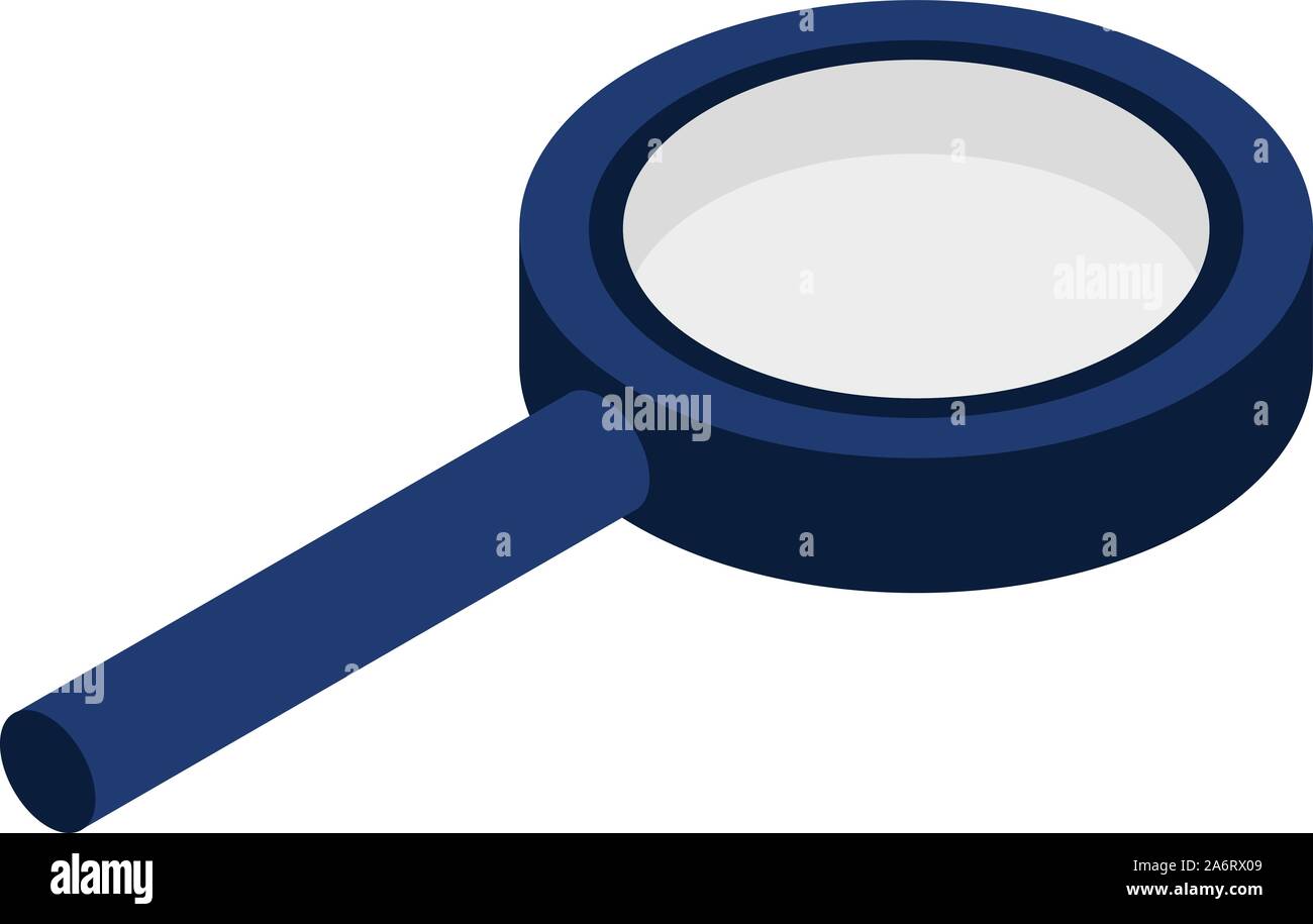 Magnifying glass render lens Stock Vector Images - Alamy