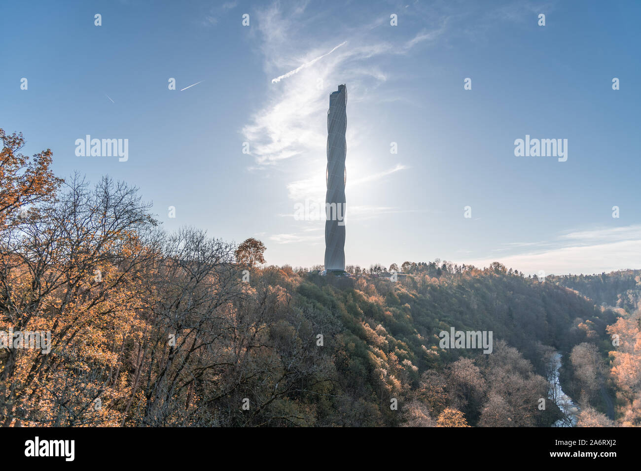 Rottweil Test Tower from Thyssen Krupp company Stock Photo - Alamy