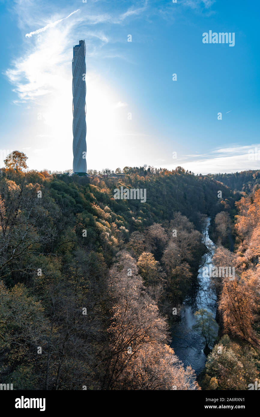 Rottweil Test Tower from Thyssen Krupp company Stock Photo - Alamy