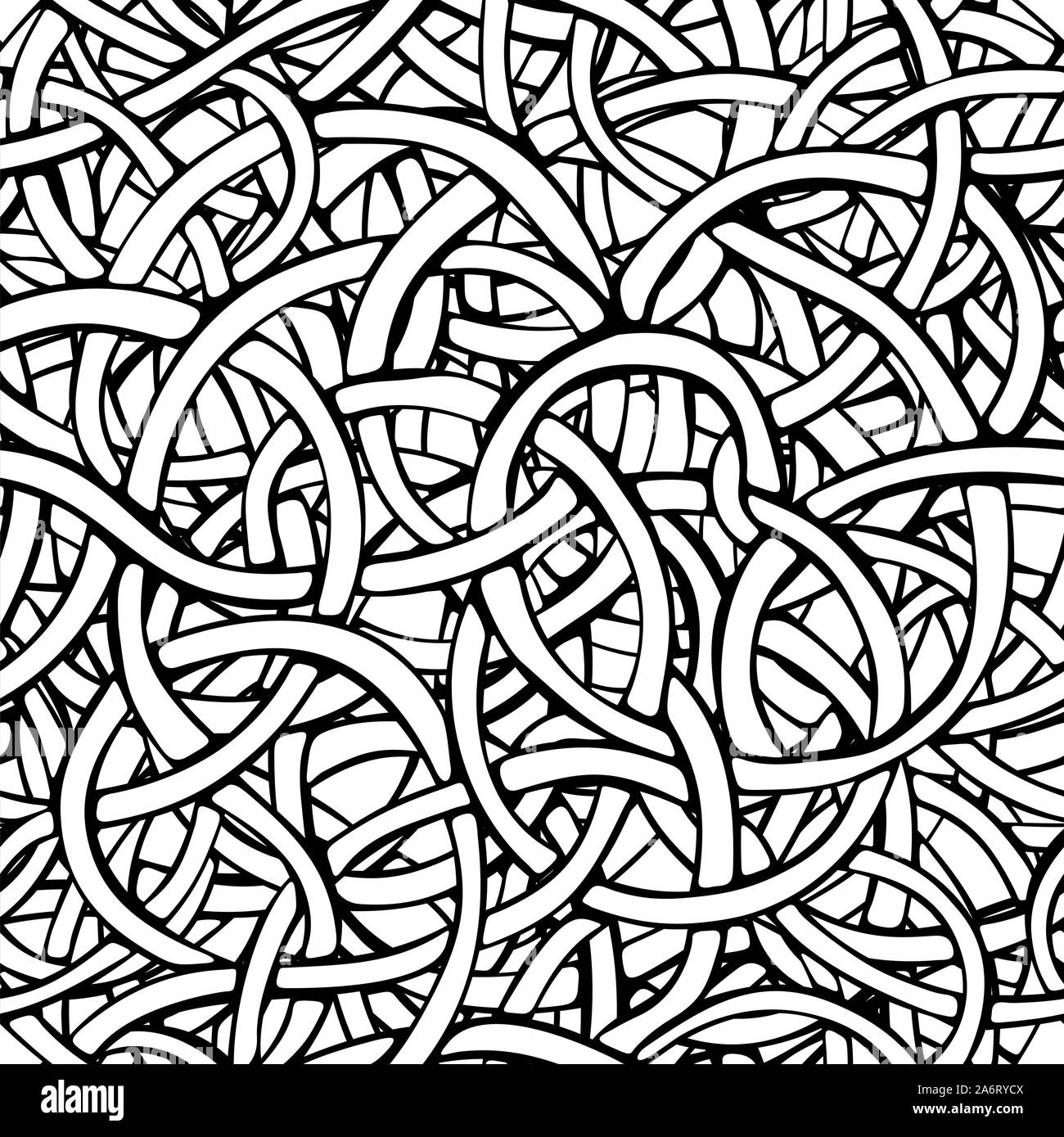 Vector abstract black and white seamless pattern Stock Vector Image ...