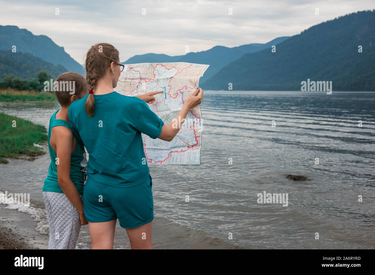 Map of altay hi-res stock photography and images - Alamy