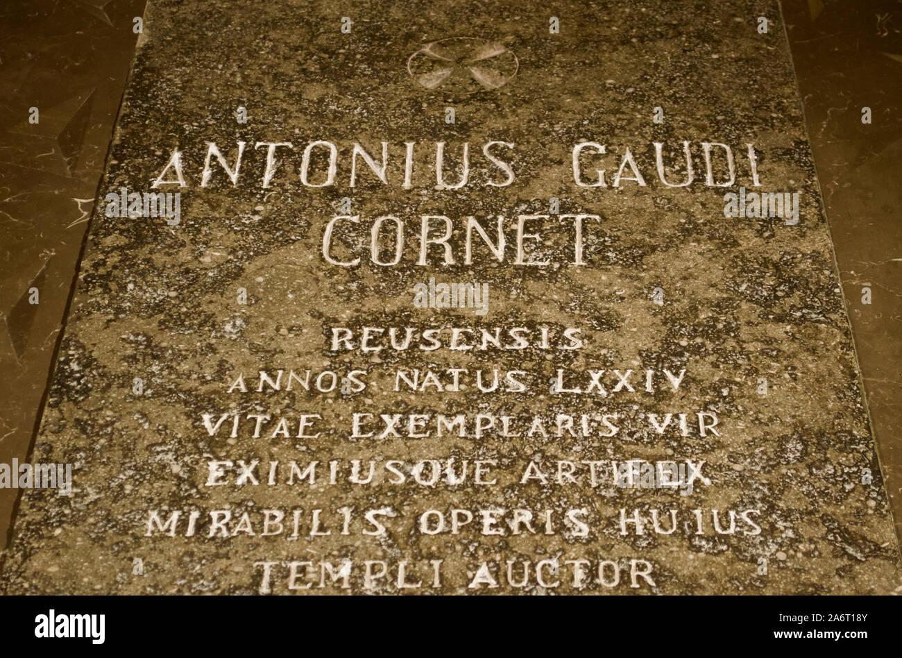 Tomb Sagrada Familia Gaudi