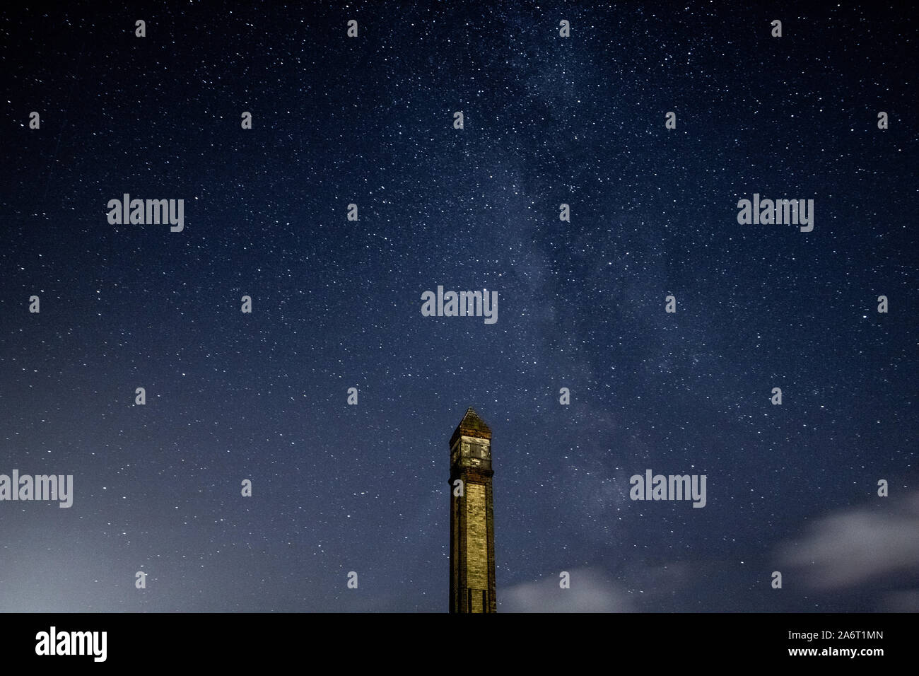 Cumbrian coast stars above the rampside needle hi-res stock photography ...