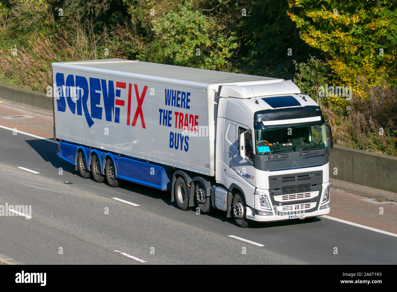 Screwfix Haulage delivery trucks, lorry, transportation, truck, cargo ...
