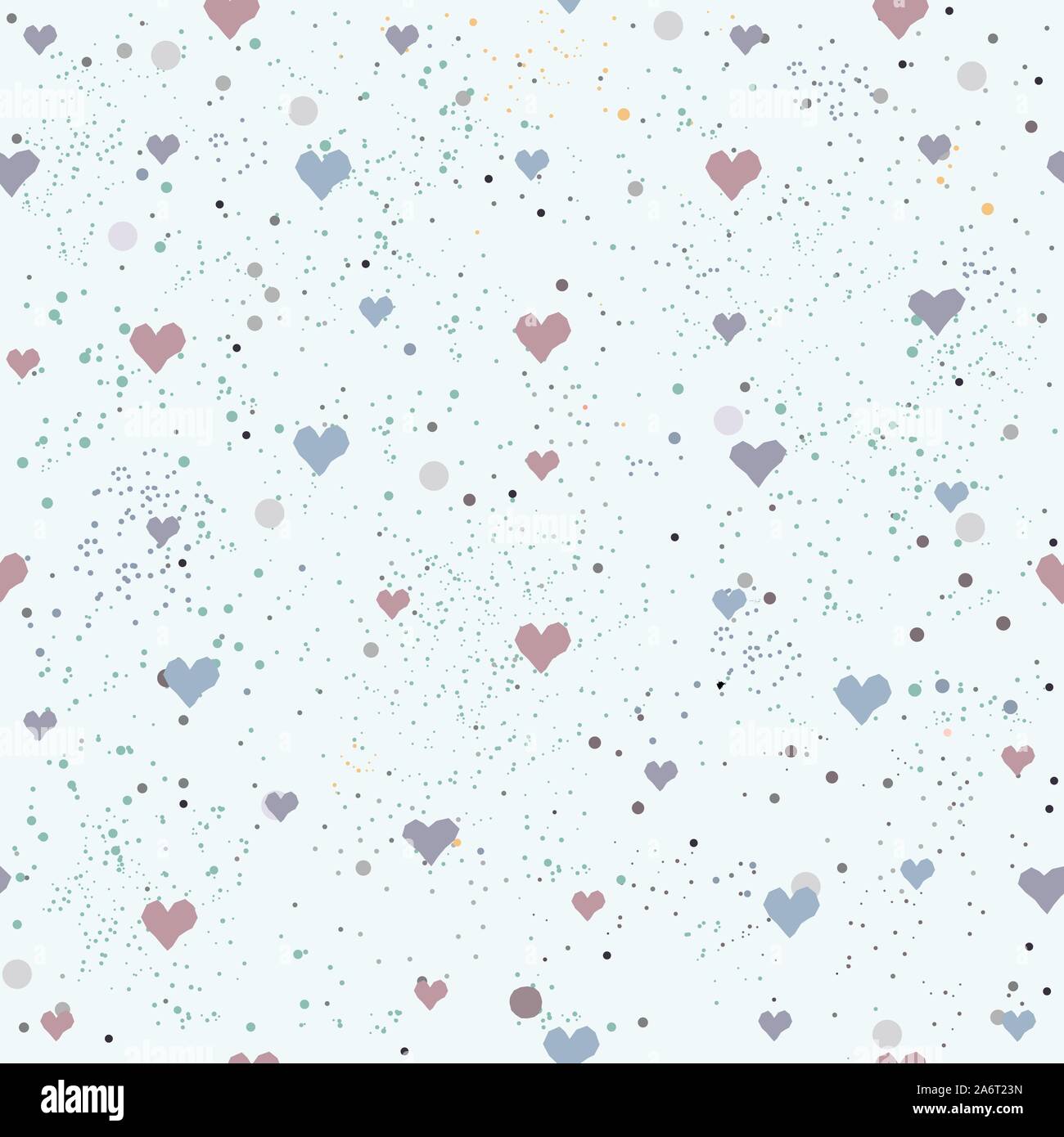 Tiny hearts background Stock Vector Images - Alamy