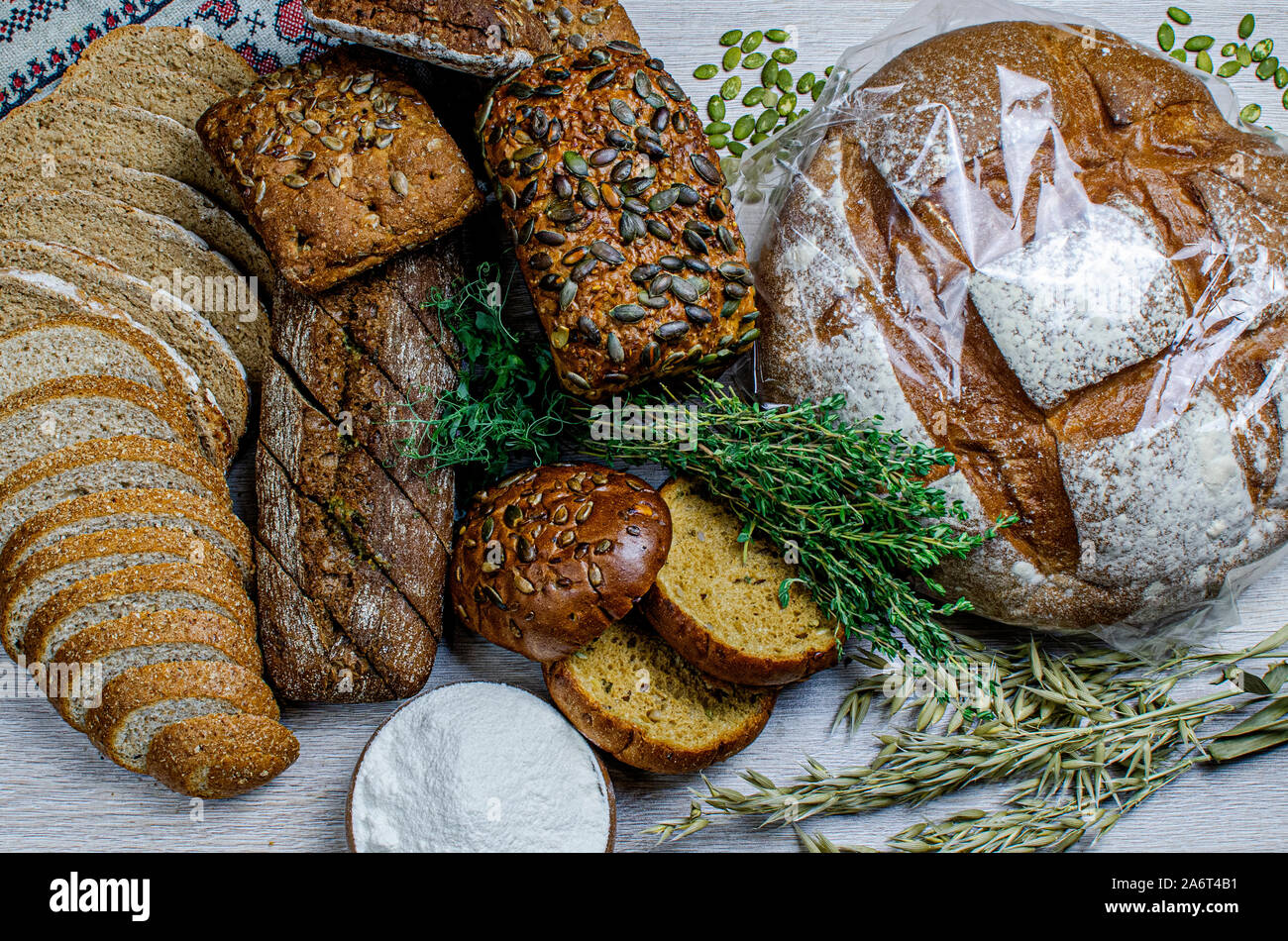 Natural sour bread useful to health and tasty for food Stock Photo - Alamy