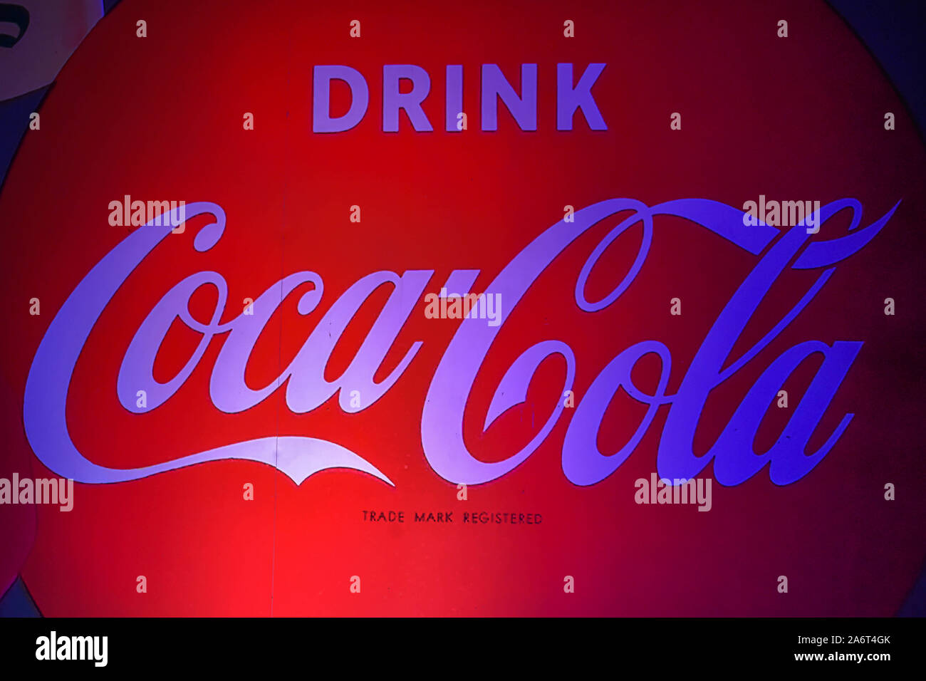 Coca cola lettering hi-res stock photography and images - Alamy