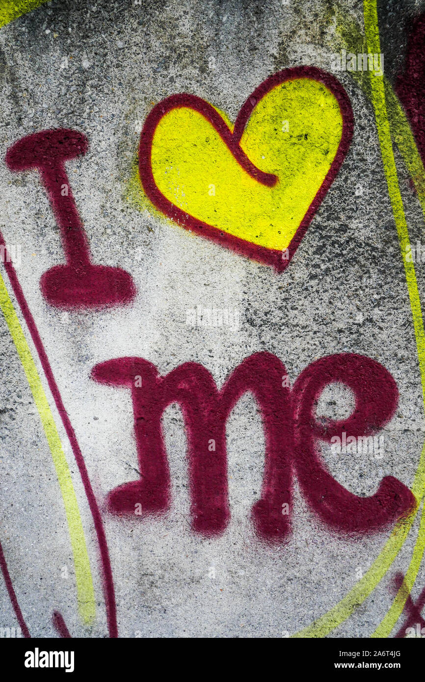 Self Love Graffiti Art