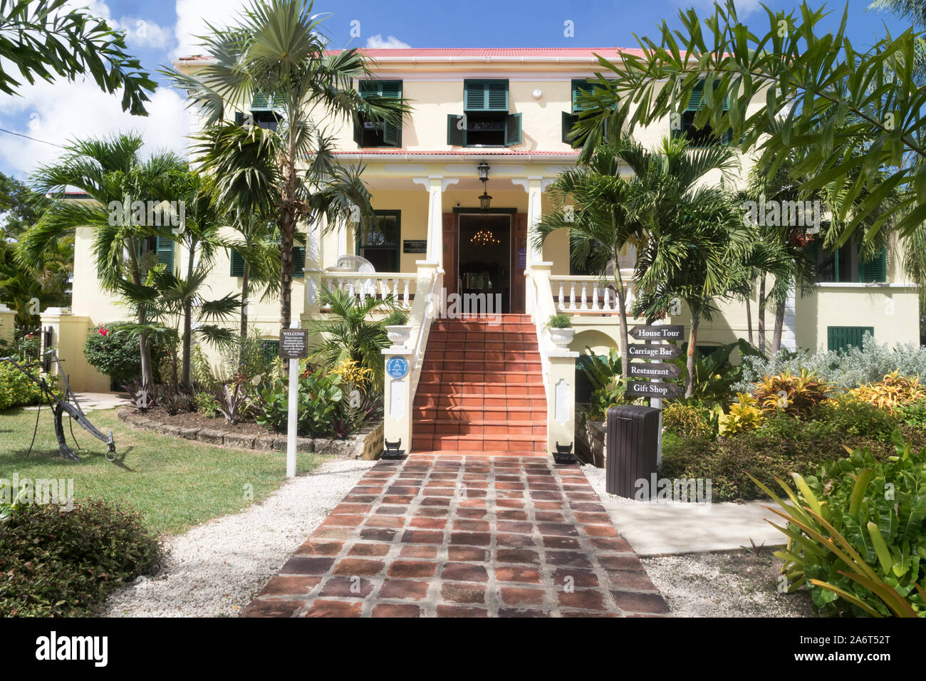 Sunbury Plantation House on Barbados Stock Photo - Alamy