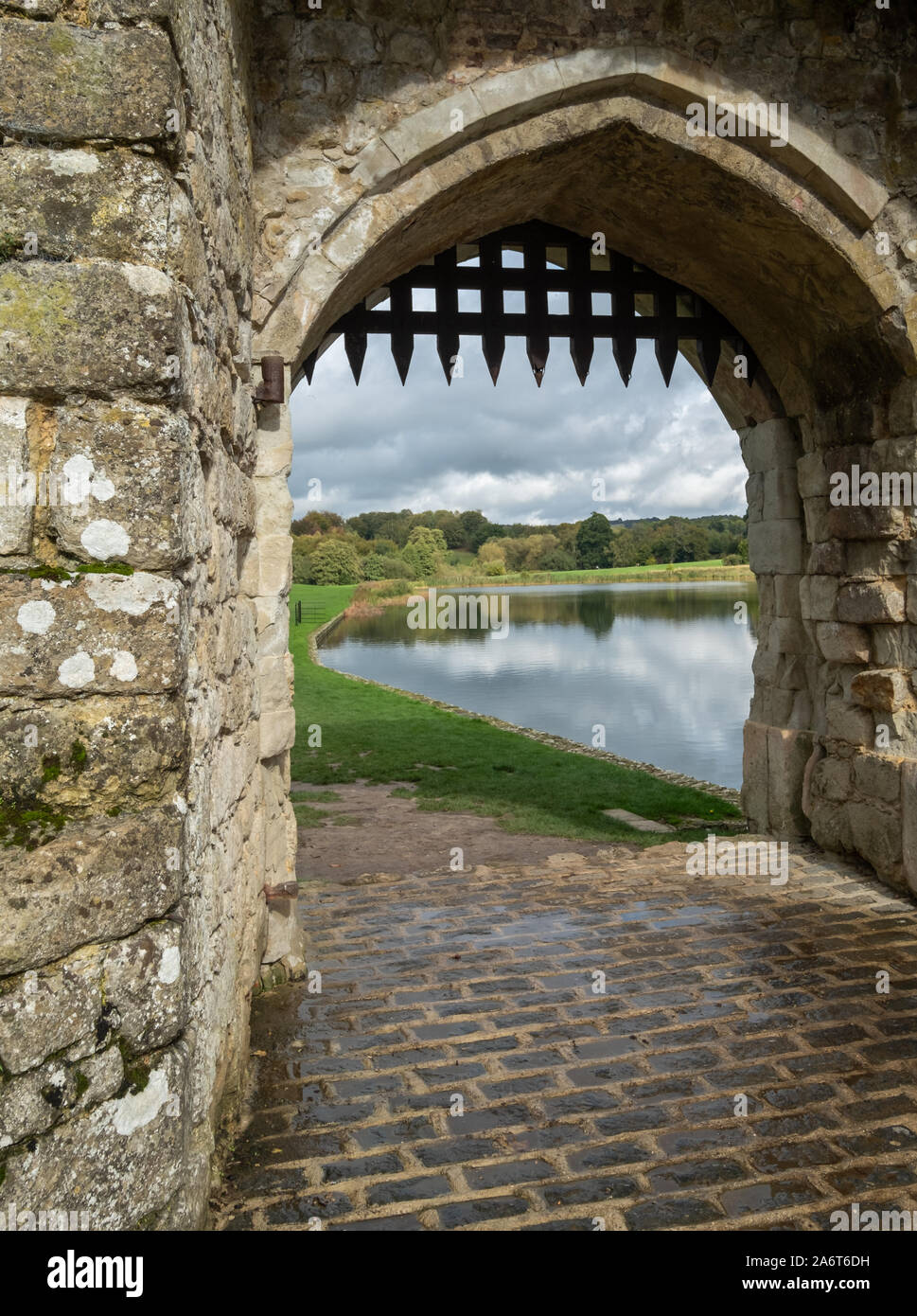 Stunningly beautiful Leeds Castle, photographed on a cold afternoon in ...