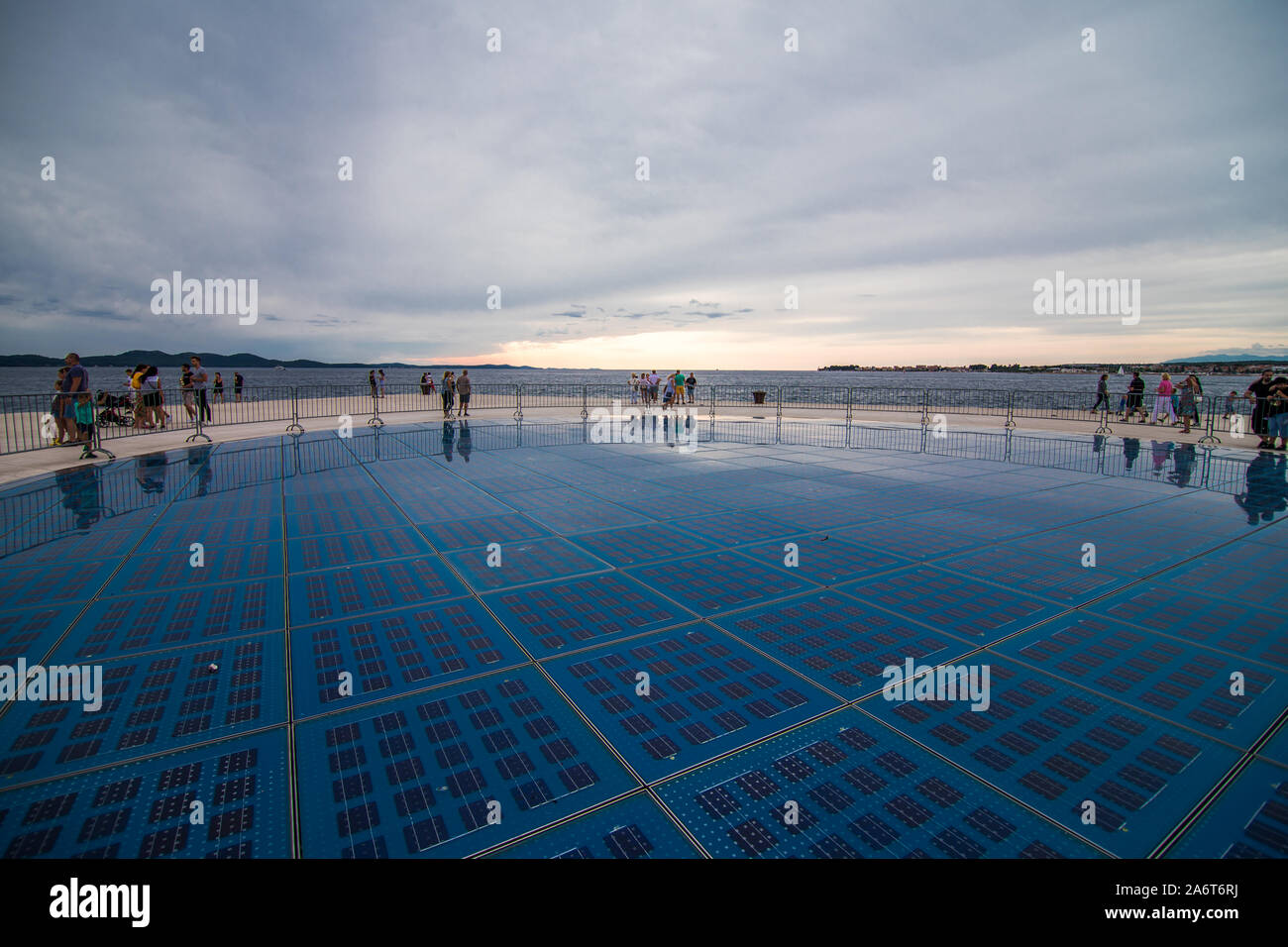 sun stage in Zadar Croatia Stock Photo - Alamy