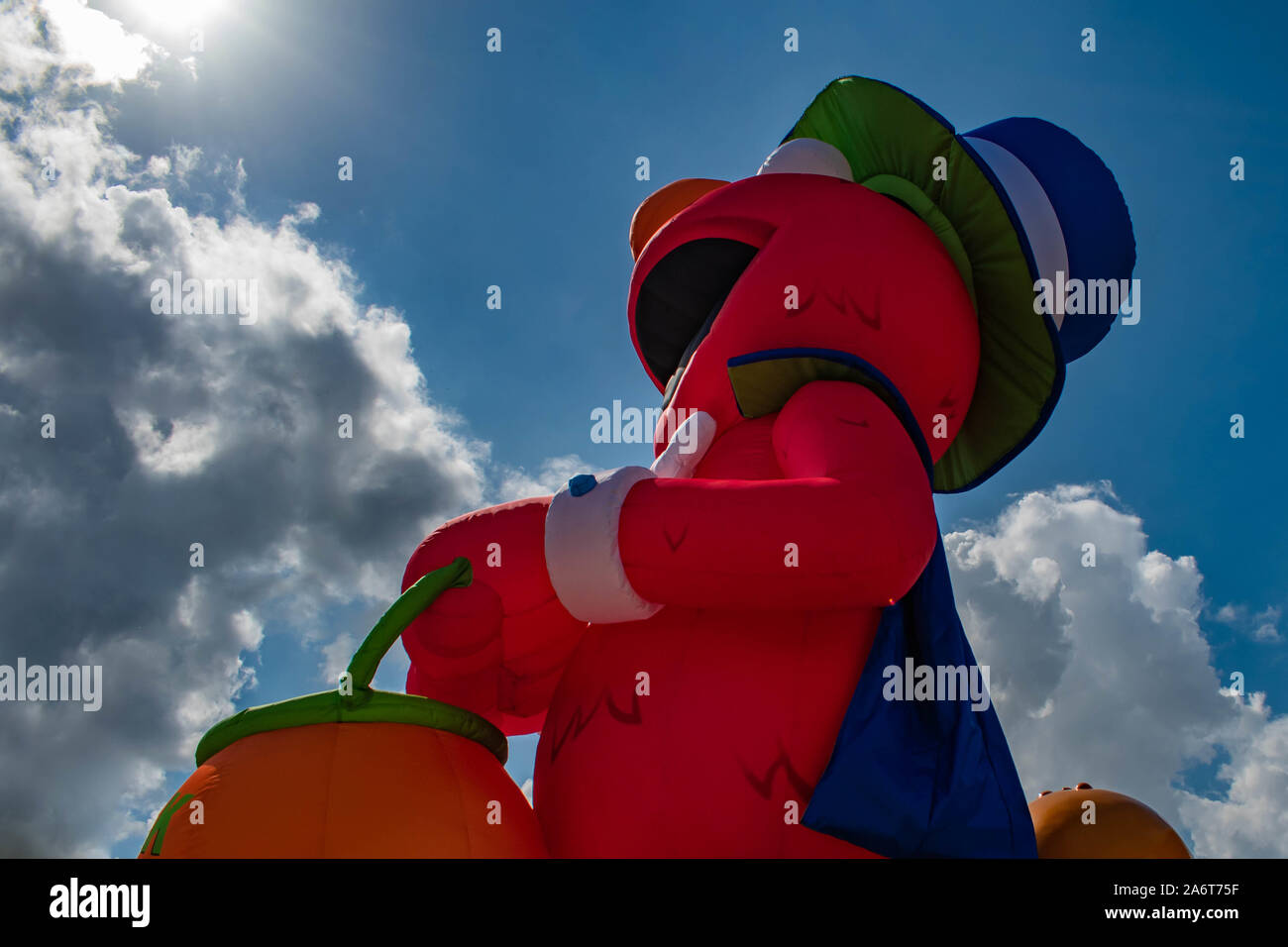 Orlando, Florida. October 24, 2019.Top view of Big Elmo in Sesame ...