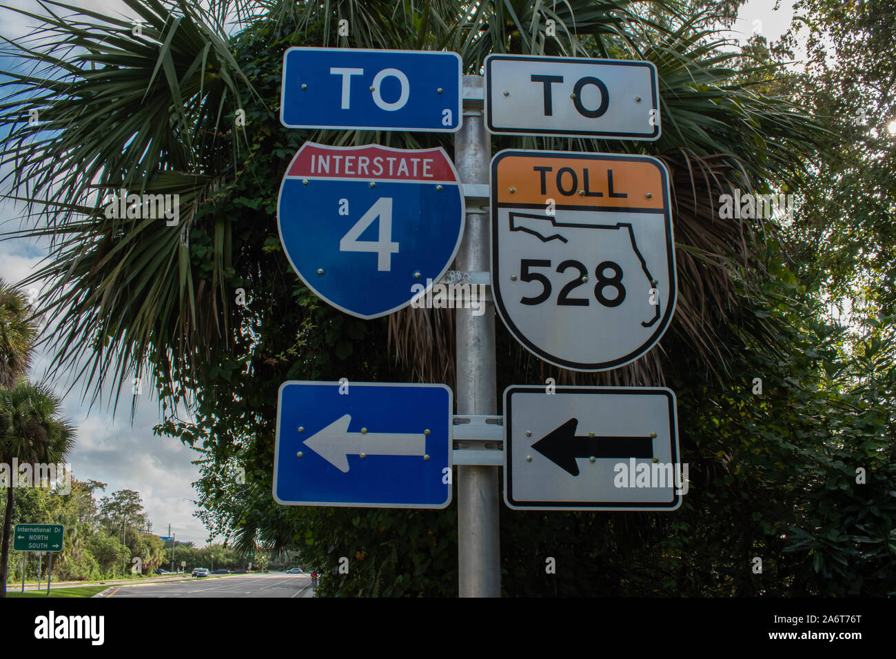 Orlando map attractions hi-res stock photography and images - Alamy