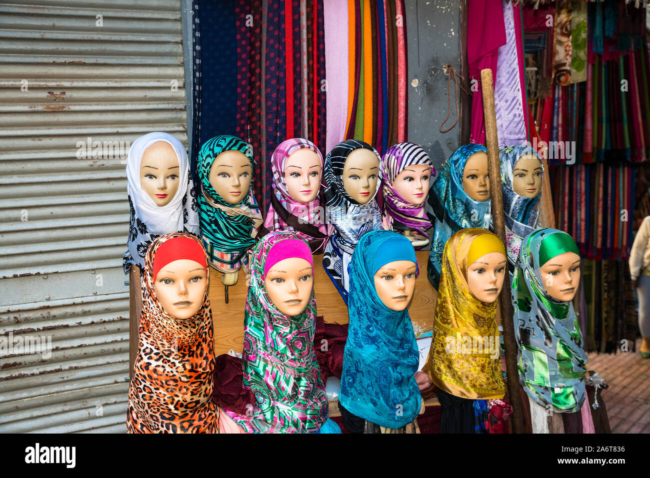 Hijab shop in Tangier, Morocco Stock Photo - Alamy