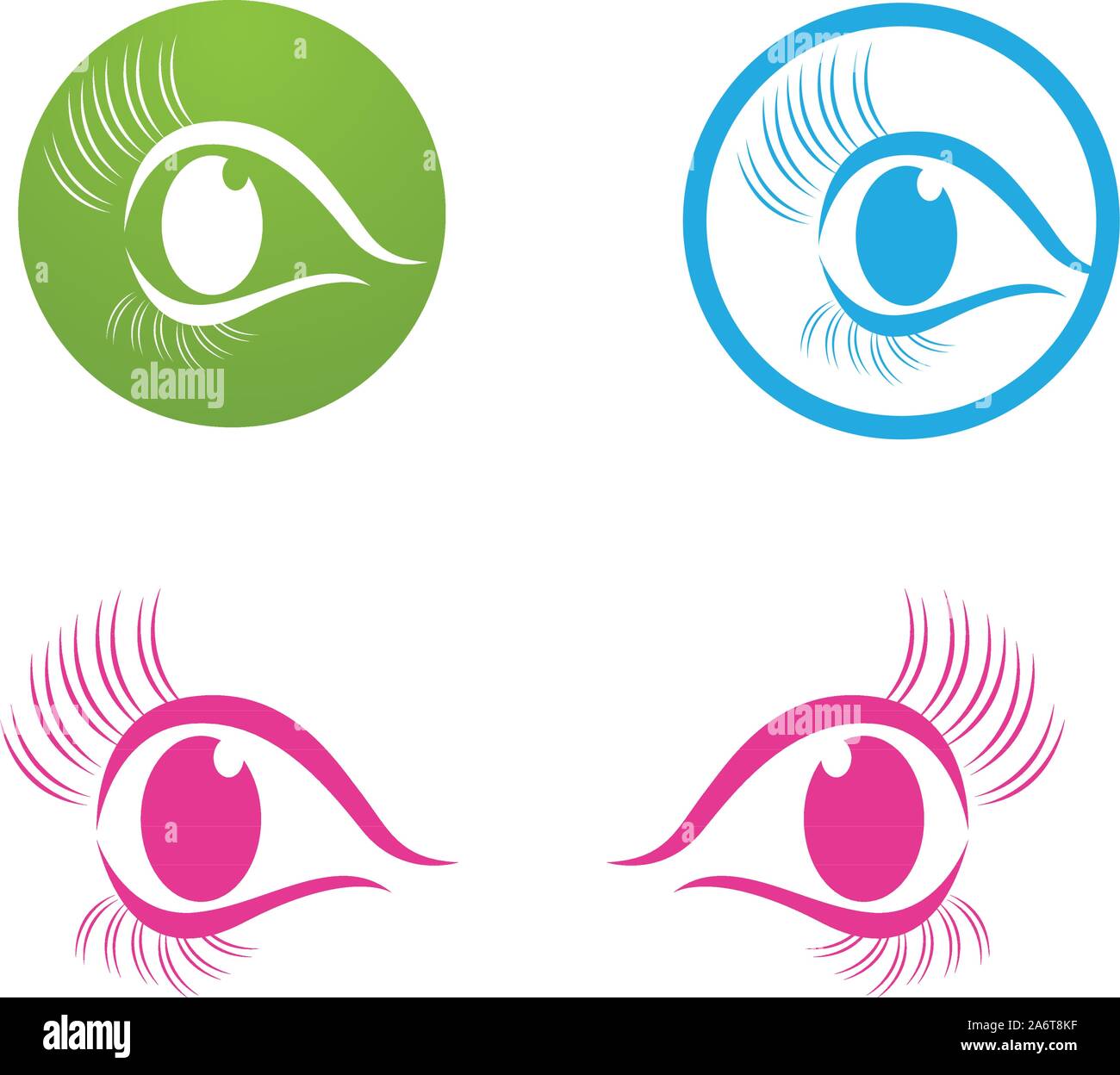 Eye Care vector logo and symbol design Stock Vector Image & Art - Alamy