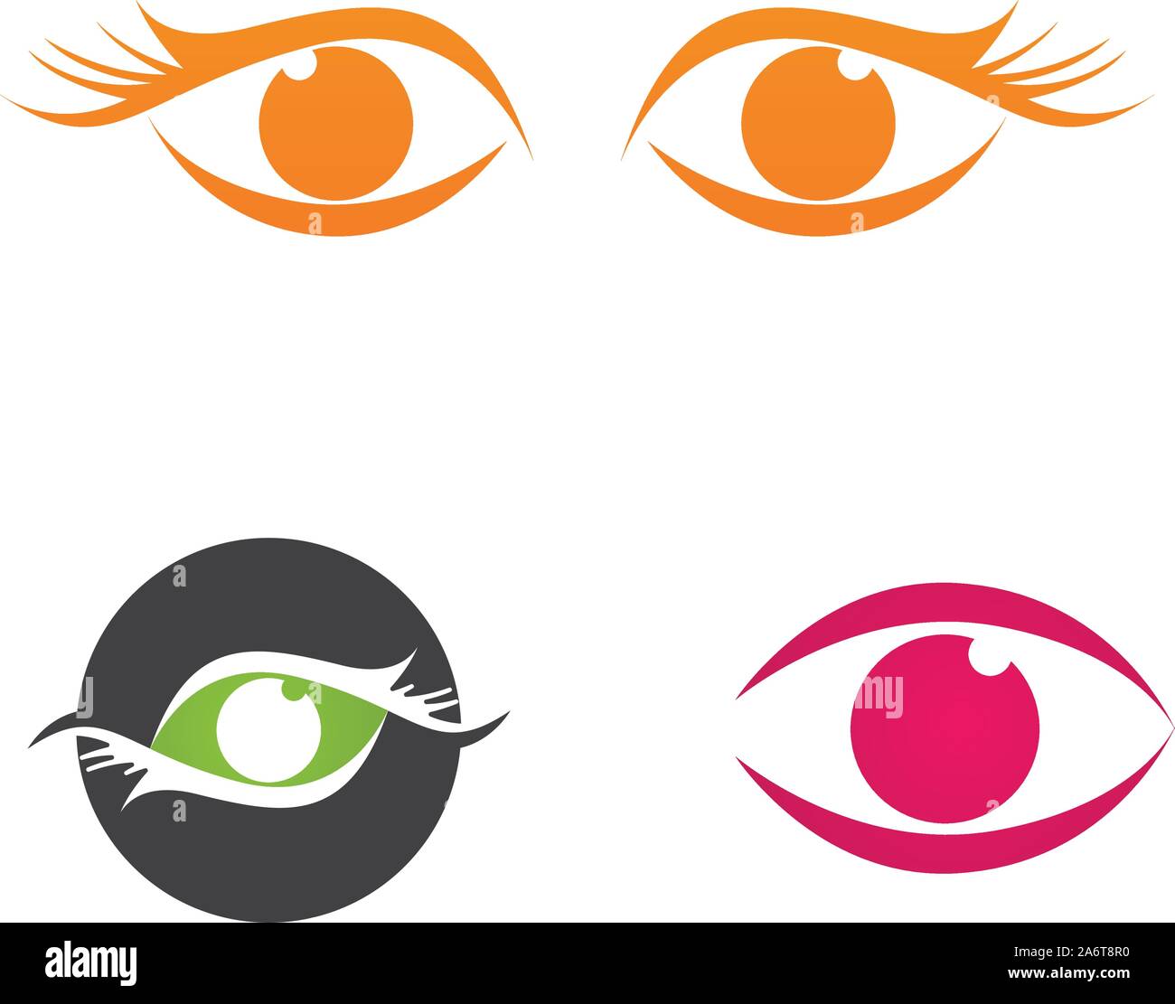 Eye Care vector logo and symbol design Stock Vector Image & Art - Alamy
