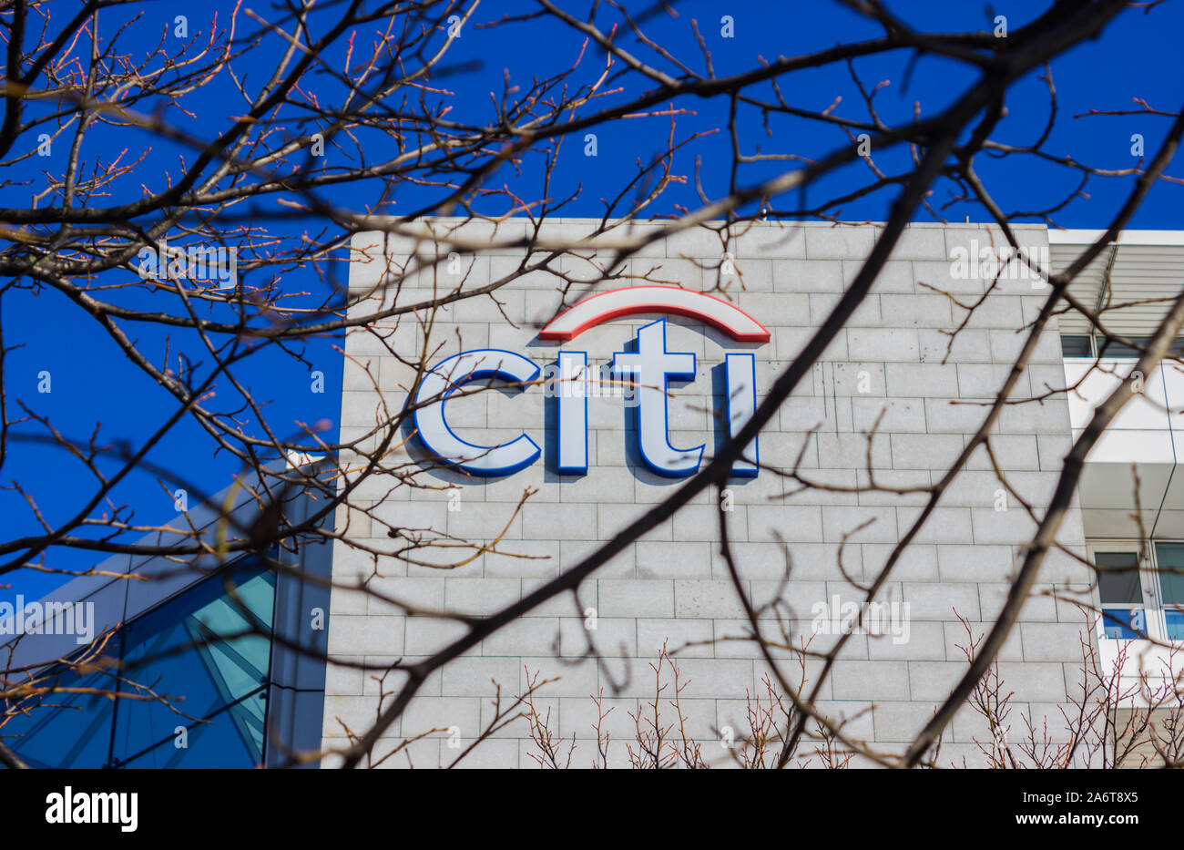 Citibank logo hi-res stock photography and images - Alamy