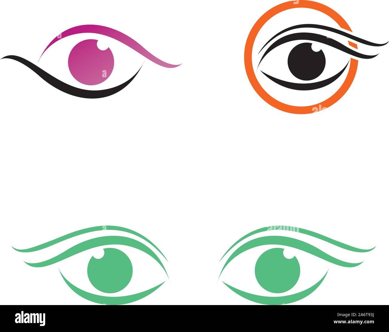 Eye Care vector logo and symbol design Stock Vector Image & Art - Alamy