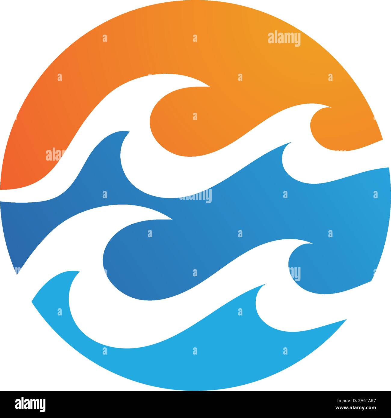 Water wave logo vector illustration design Stock Vector Image & Art - Alamy