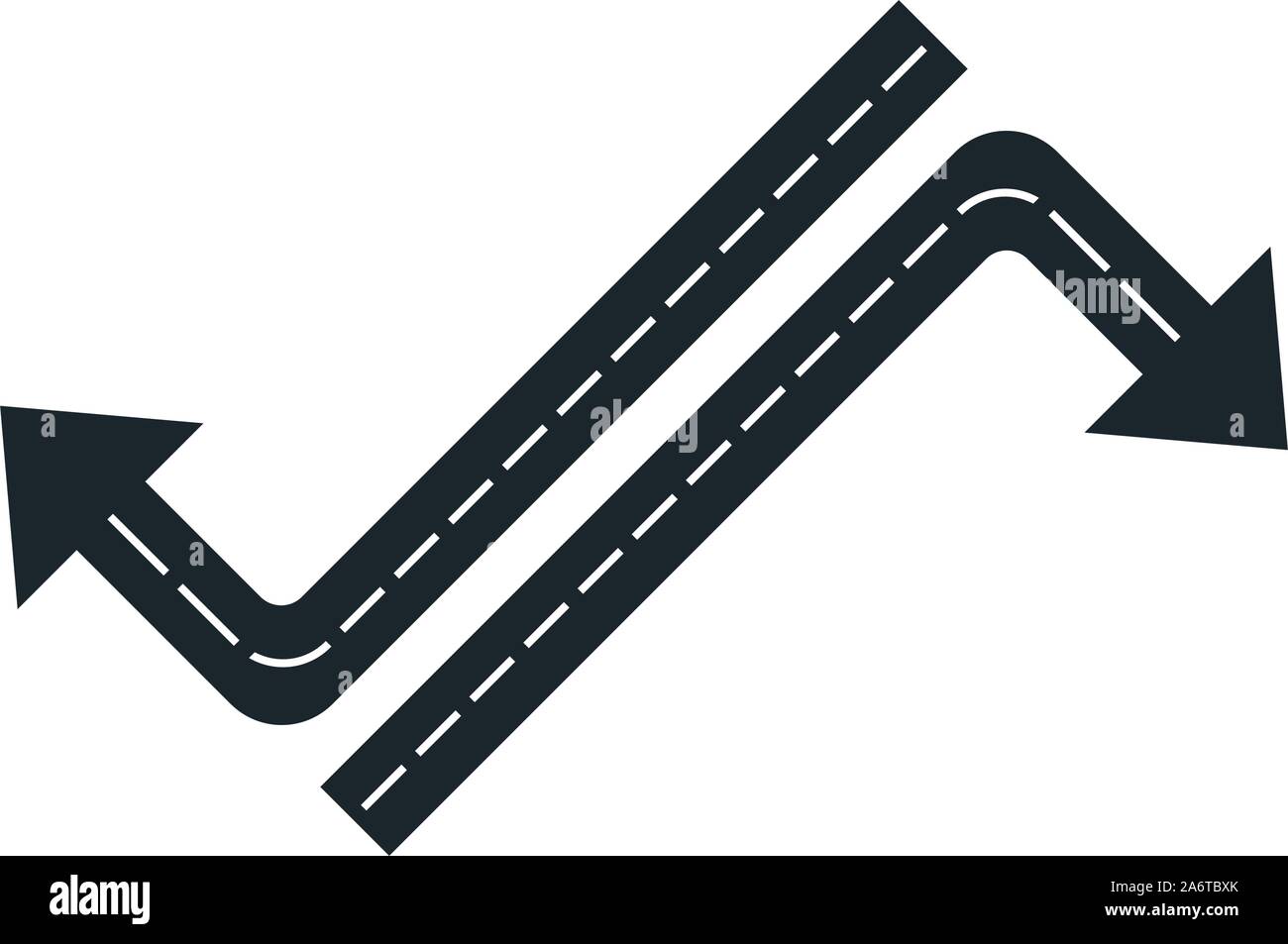 way logo and symbol Vector Illustration Stock Vector Image & Art - Alamy