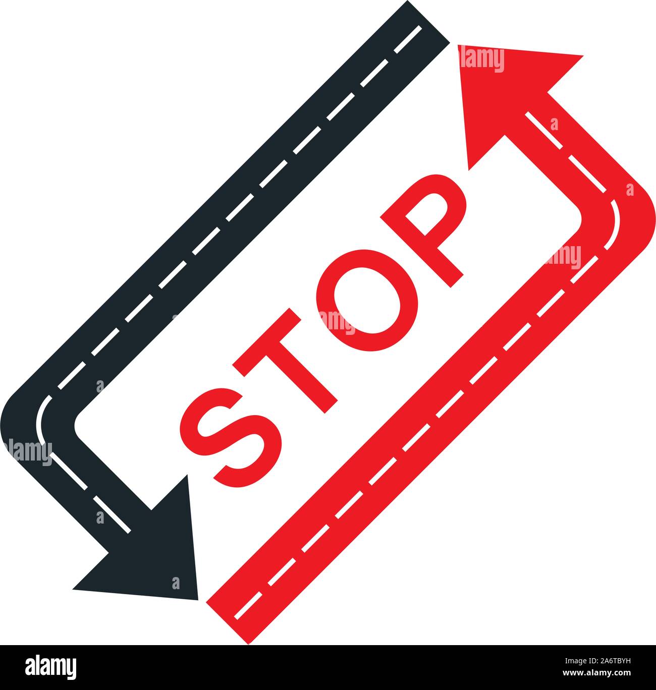 way logo and symbol Vector Illustration Stock Vector Image & Art - Alamy