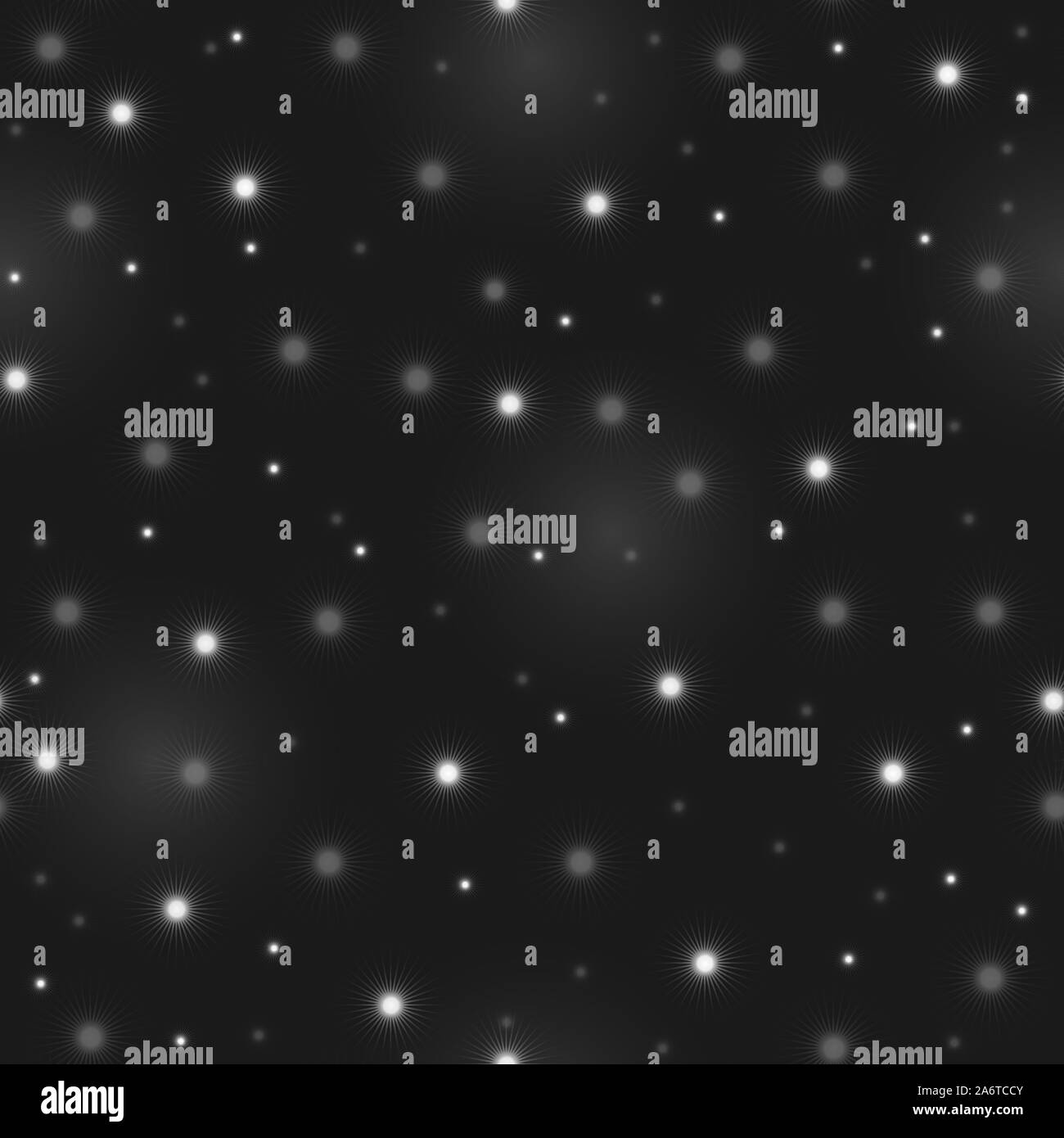 Starry sky seamless pattern, dark background with light reflections for ...