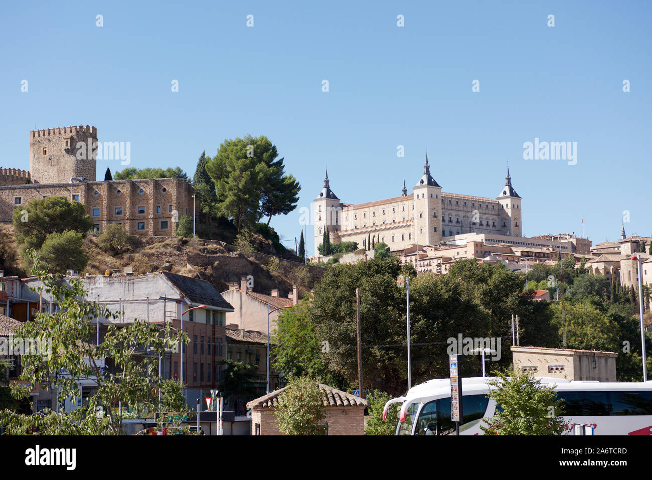The Alcázar of Toledo in Spain Stock Photo - Alamy