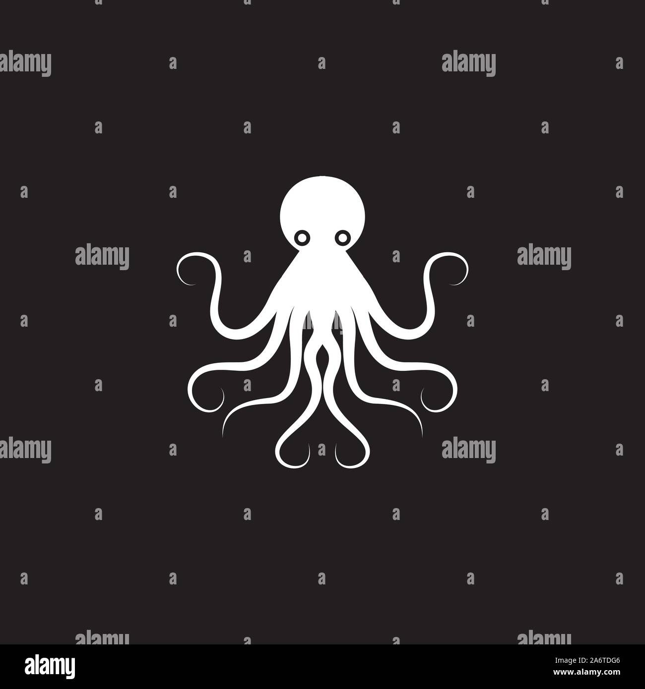 octopus vector icon illustration design template Stock Vector Image ...